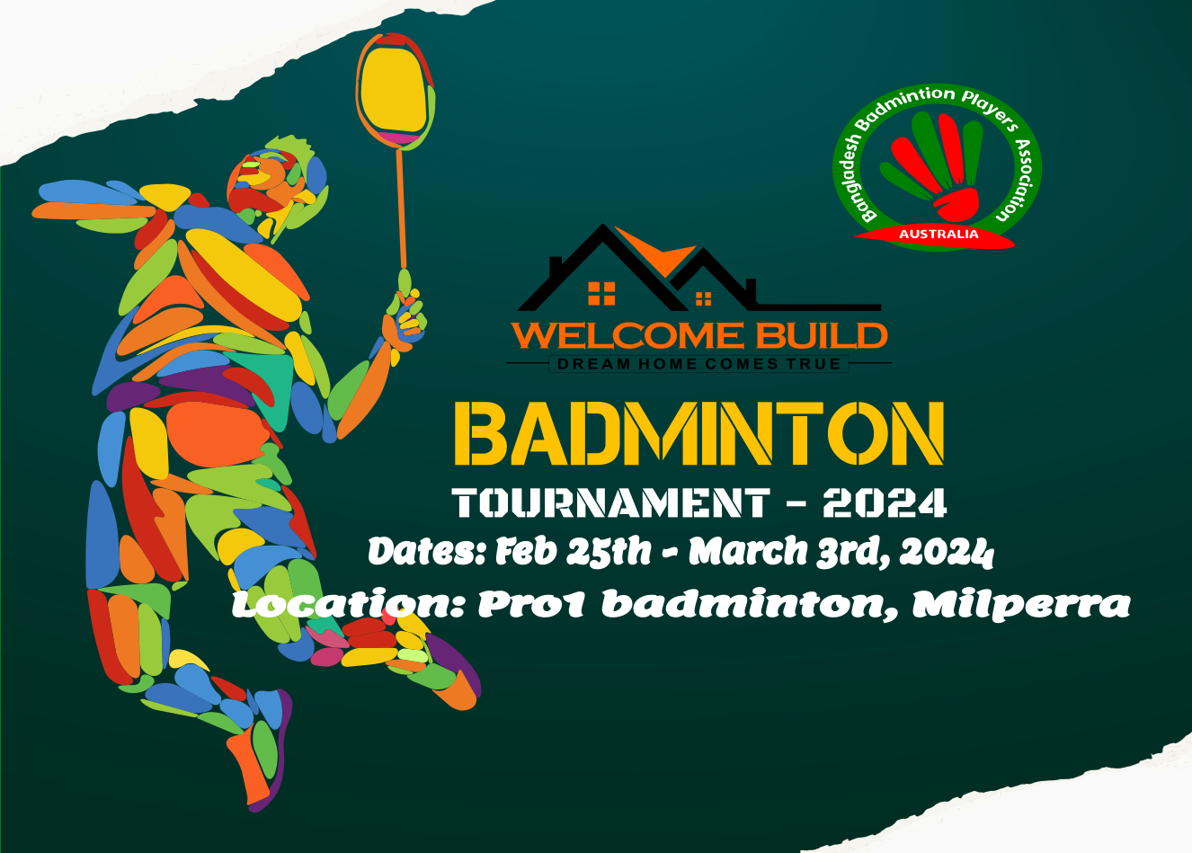 Welcome Build Badminton Tournament 2024 | Bangladesh Badminton Players ...